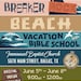 Breaker Rock Beach VBS Invitation 2024. Vacation Bible School Invite ...