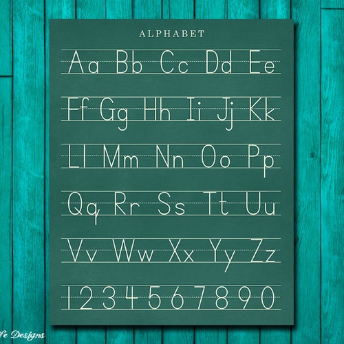 Classroom Decor. Alphabet Letters. Classroom Sign. Vintage | Etsy