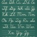 Classroom Decor. Cursive Alphabet Letters. Classroom Sign. Vintage ...