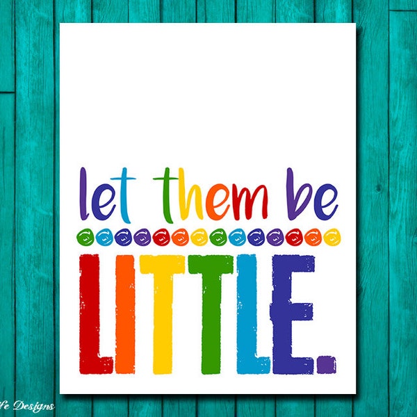 Let Them Be Little - Etsy