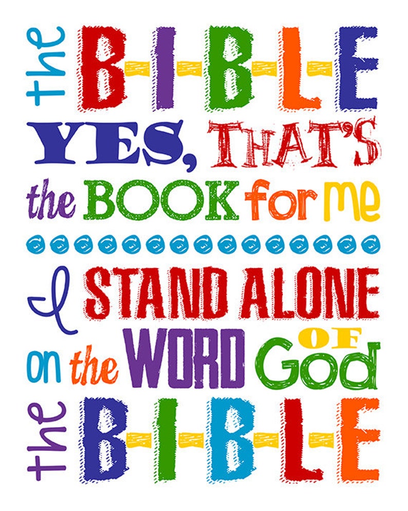 The B-I-B-L-E. Childrens Decor. Christian Decor. Christian - Etsy
