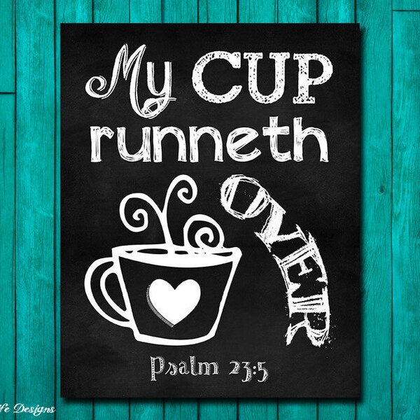My Cup Runneth Over - Etsy
