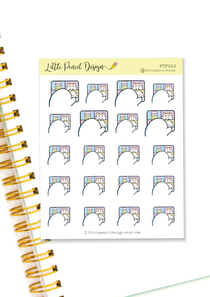Zoom Planner Stickers Character Stickers Gloss Matte | Etsy