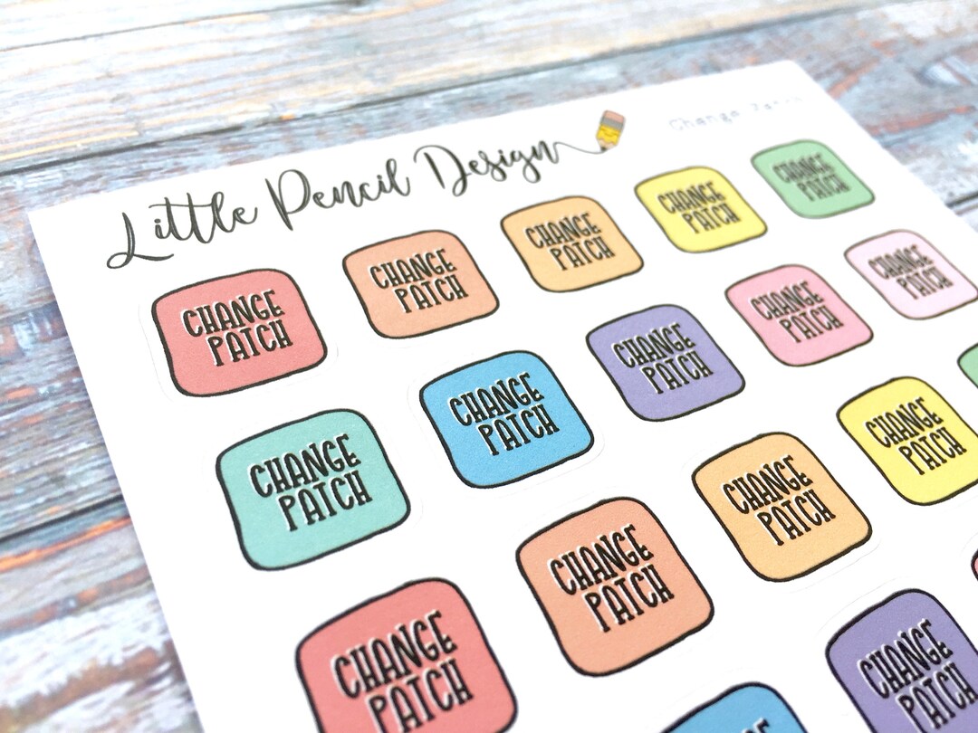 Spoonie Change Patch Sticker Pain Tracker Happy Planner, , Kikki K ...