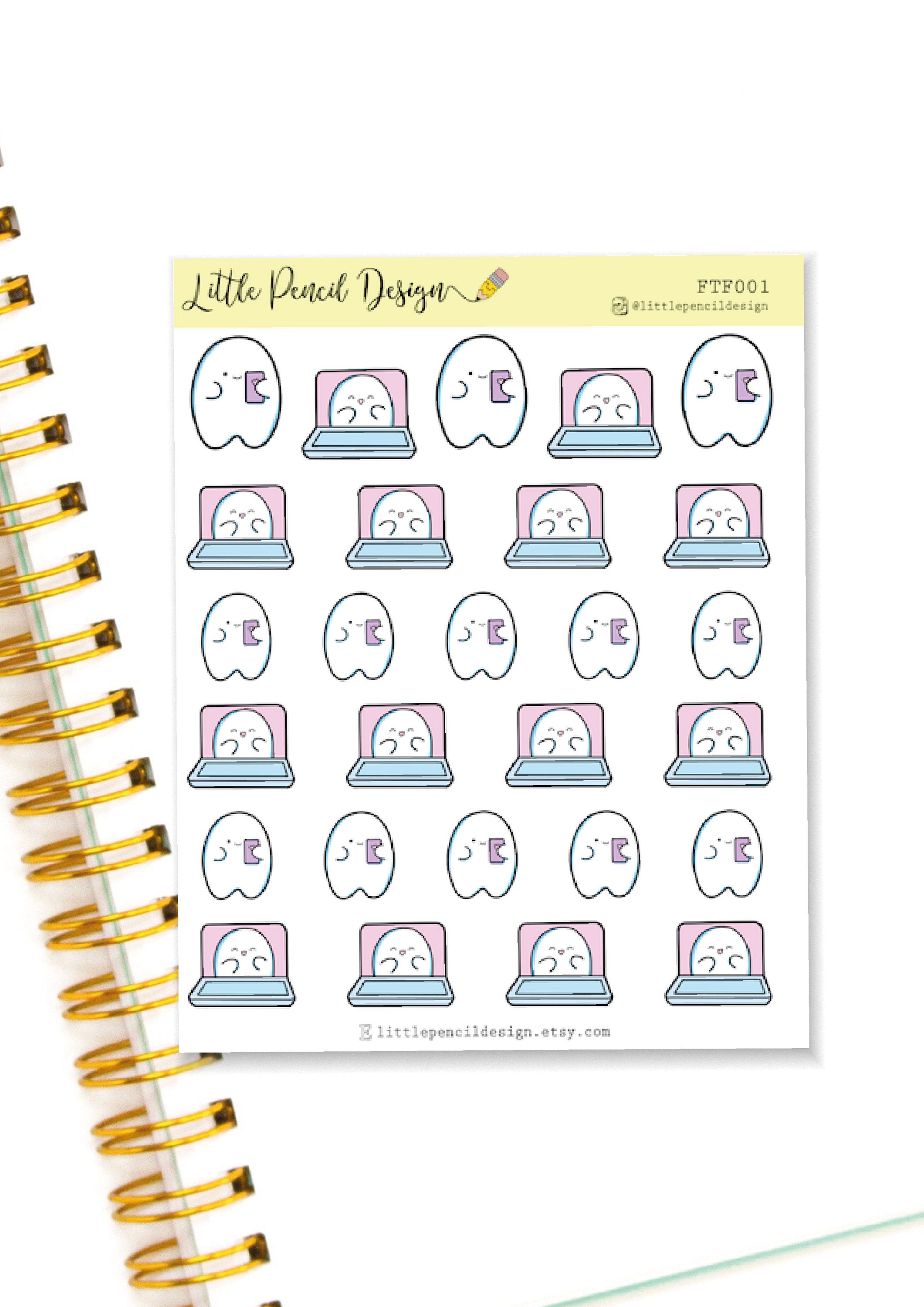 Character Planner Stickers Facetime Planner Stickers Cute | Etsy