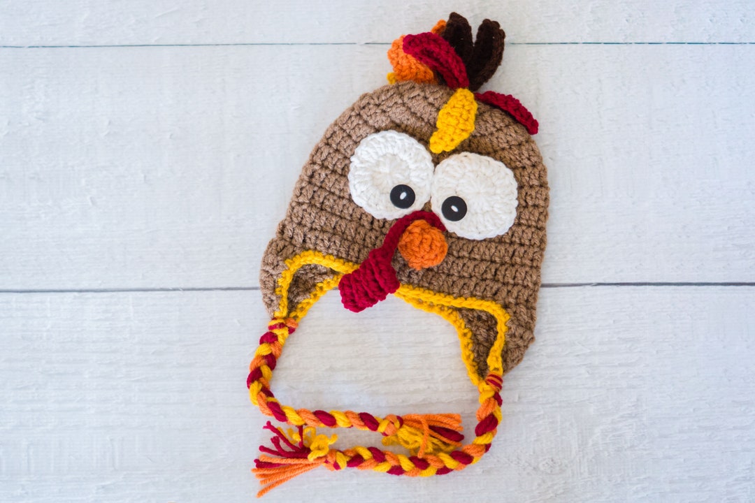 Turkey Hat - Turkey Trot Hat - Child Turkey Hat - Toddler Turkey Hat ...