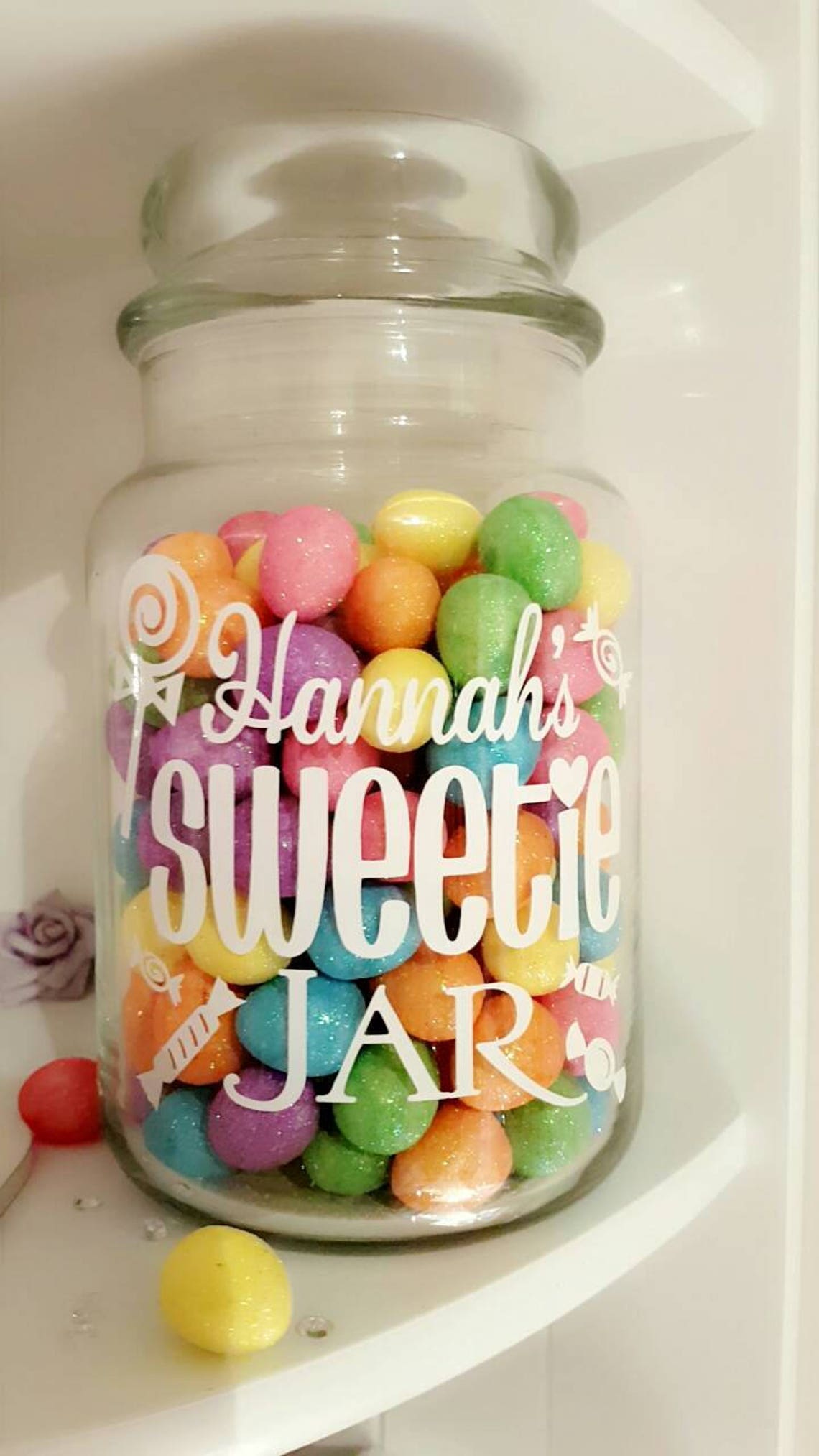 Personalised Sticker/label/decal for Sweet Jar... Add Your Own - Etsy