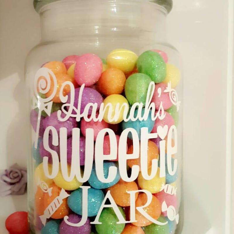 Personalised Sweet Jar - Etsy UK