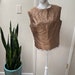 Vintage 1960’s Embellished Copper Bronze Top - Etsy