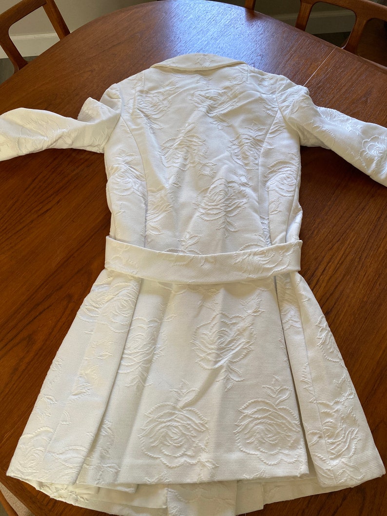 Vintage 1950s 1960s White Sandra Sage Dress and Coat Set - Etsy