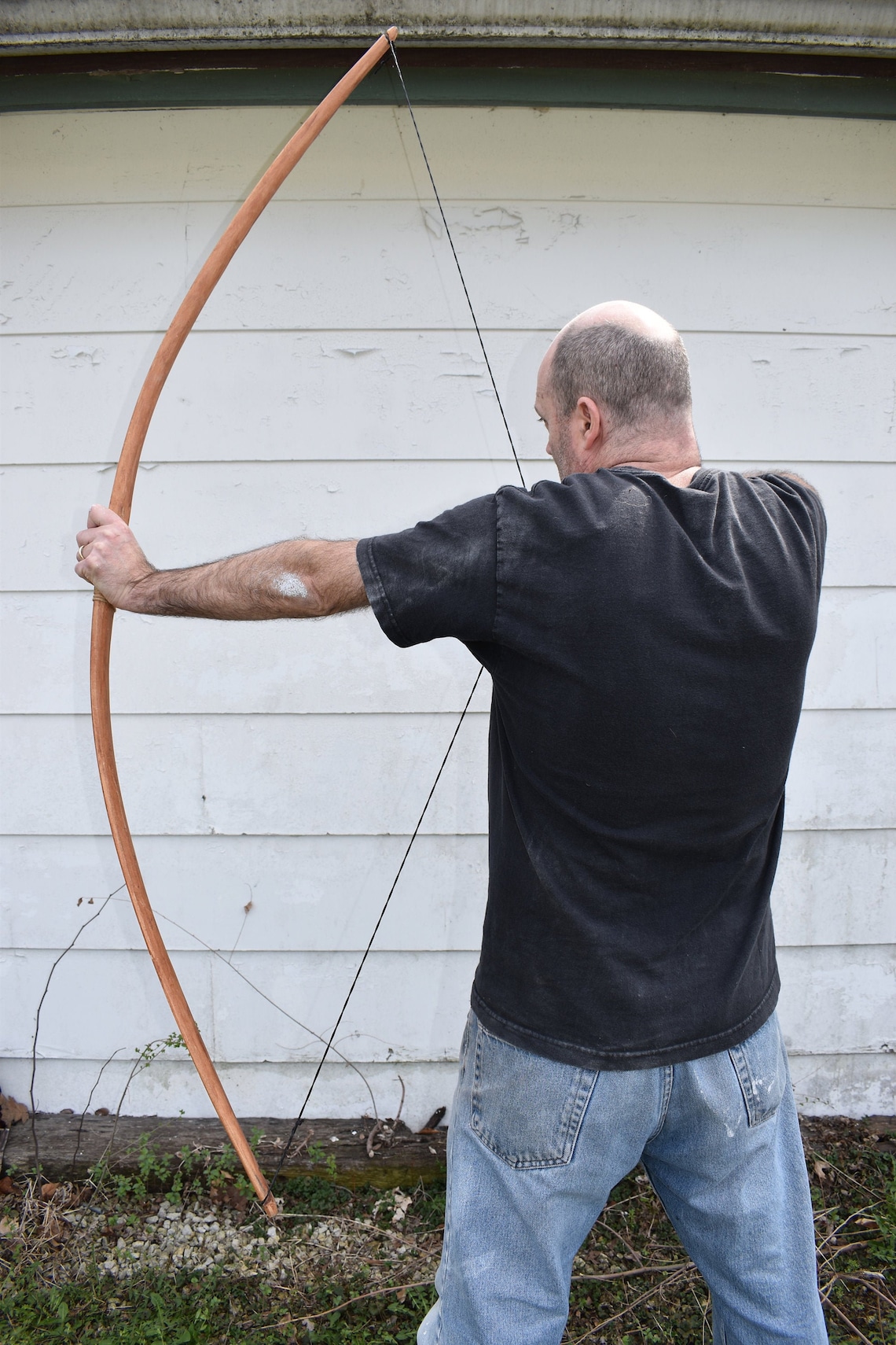 Wooden Longbow - English Longbow - Native American - REAL Wood Archery ...