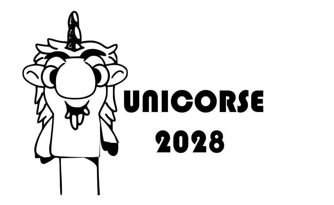 Bluey Themed UNICORSE for President 2028 SVG File - Etsy