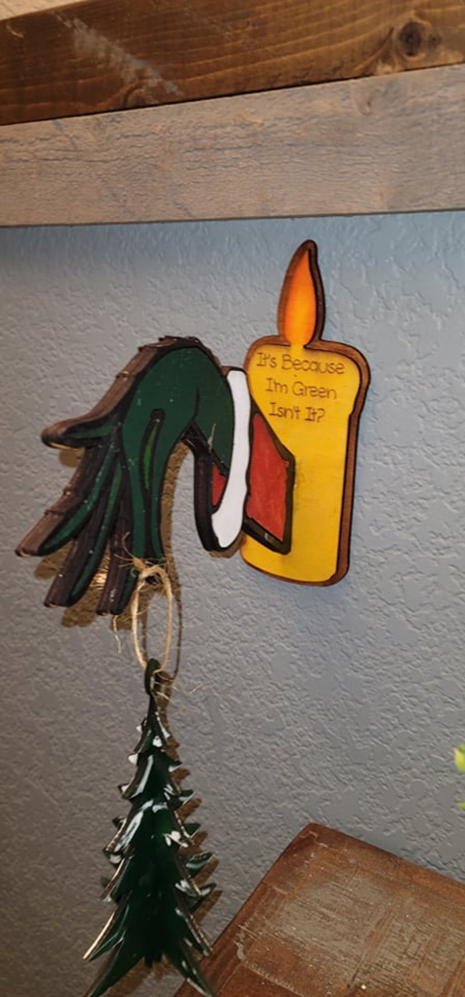 Grich Hand Wall Mount Tree Stealer Svg Laser Cut File Only - Etsy