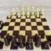 Hand-made Belgian Chocolate Chess Set, Squares for Chess Board and ...