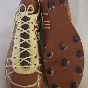 Hand-made Belgian Chocolate Football Boot or a Pair - Etsy UK