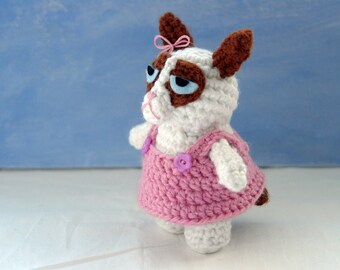 Crochet Grumpy Cat | Etsy