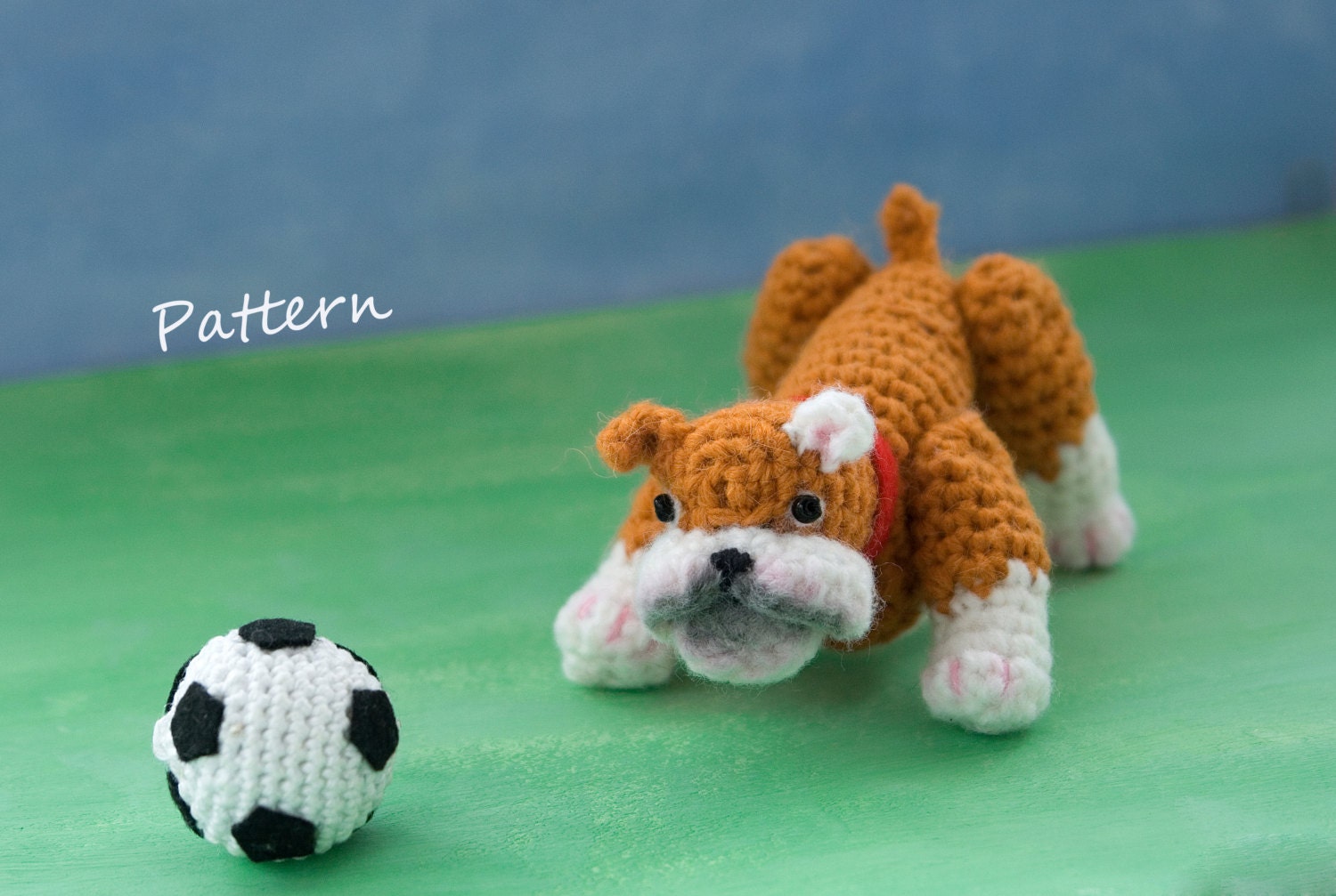 Amigurumi pattern Crochet english bulldog tutorial Printable - Etsy España