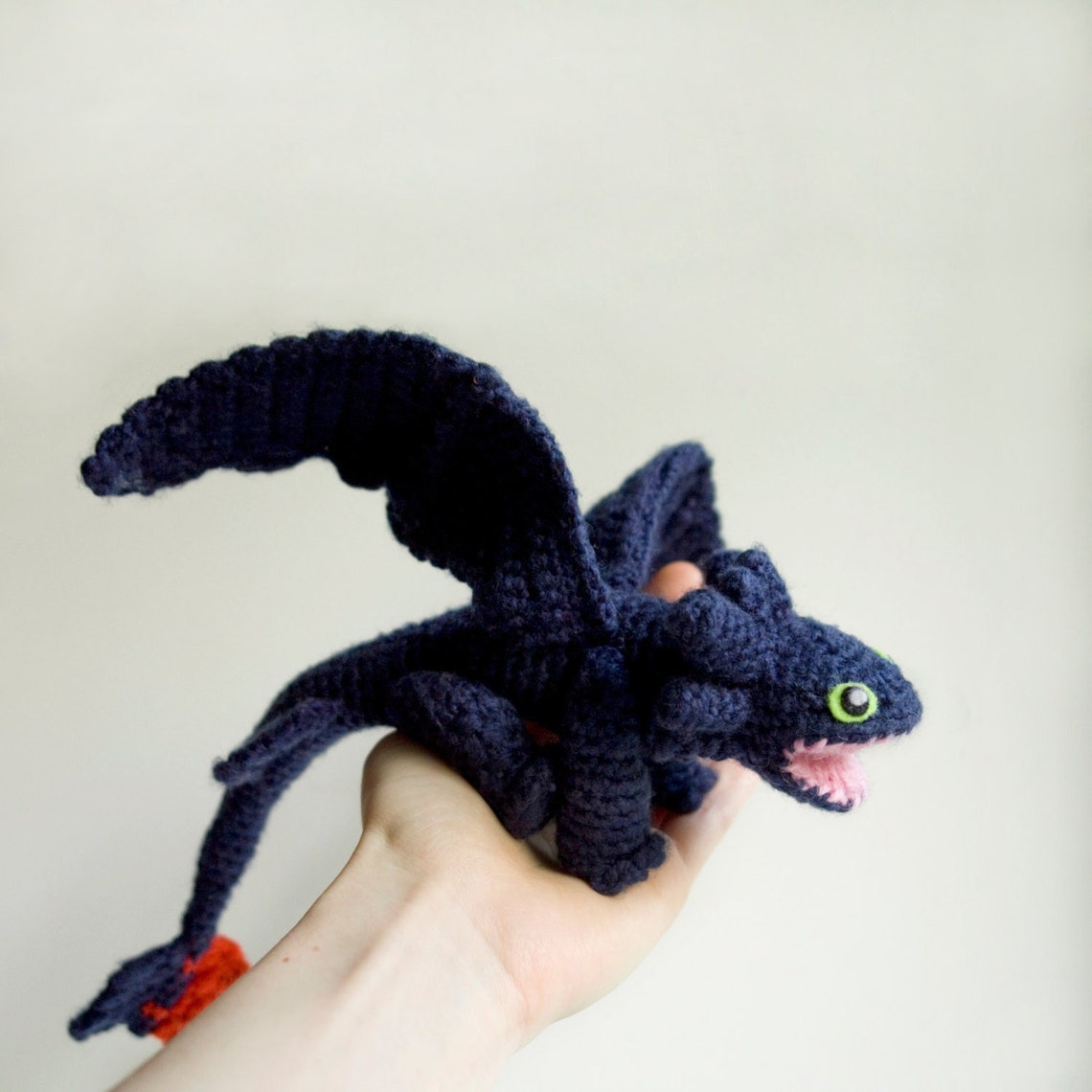 Black Dragon Crochet Pattern Amigurumi Pattern Step-by-step | Etsy