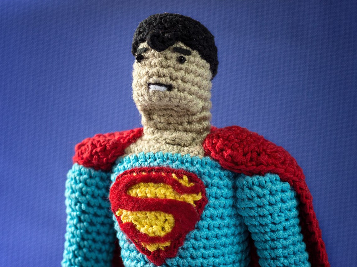 Super Hero Crochet Pattern Amigurumi Doll Comic Hero PDF - Etsy UK