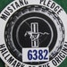 Vintage 1960s Ford Mustang Car Pledge Paper Badge Pin Club Running ...