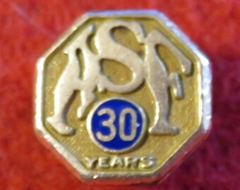 30 Year Service Pin - Etsy