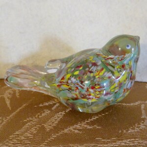 Handmade 1980's Art Glass Bird Paperweight - the Sampler Homer Indiana ...