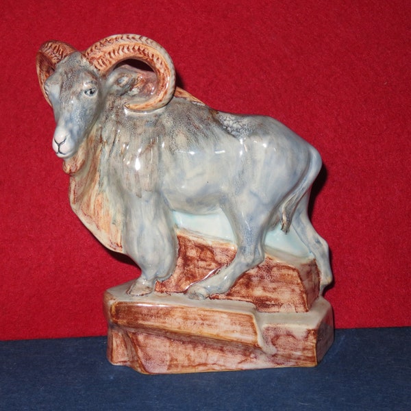 Porcelain Goat Figurine - Etsy