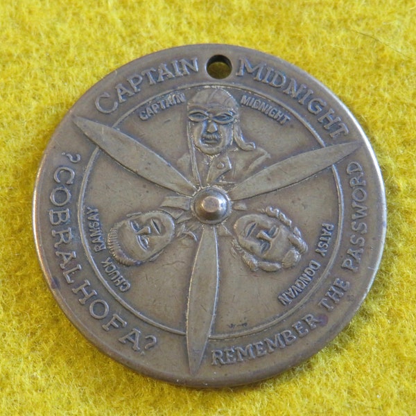 Captain Midnight Flight Patrol Medal - Etsy