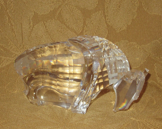 Original Swarovski Buffalo Bison Crystal Statue Figurine - Etsy