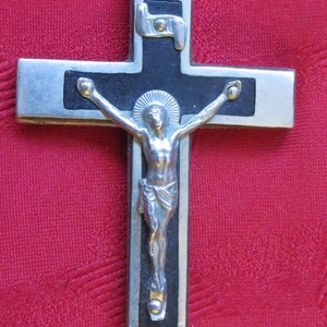 Original 1920's Roman Catholic Mission Cross Crucifix - Skull ...
