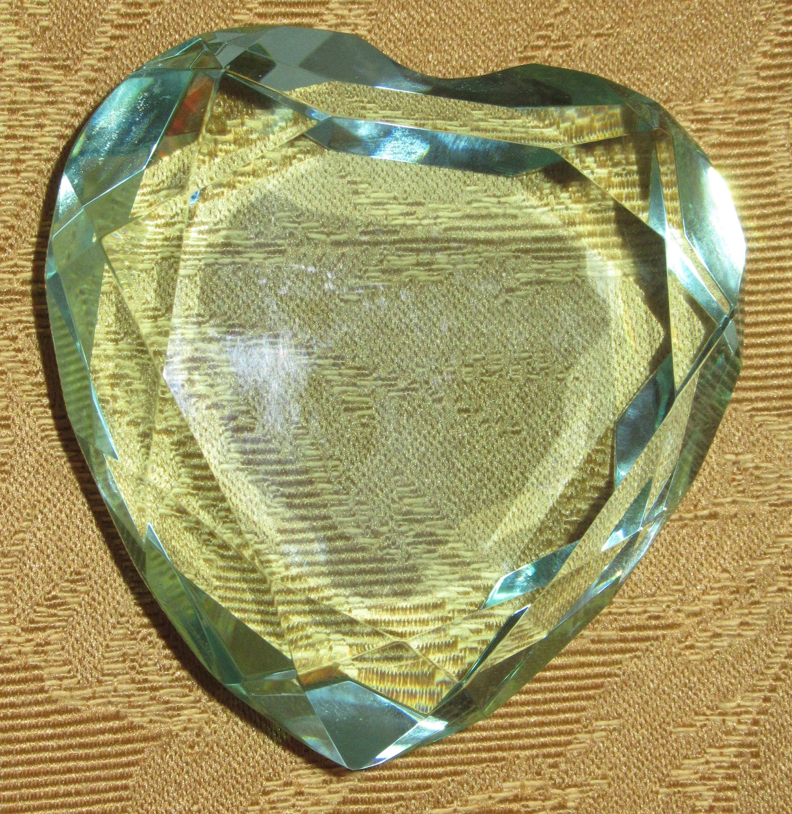 Original Rosenthal Heart Shaped Crystal - Diamond Cut - Etsy