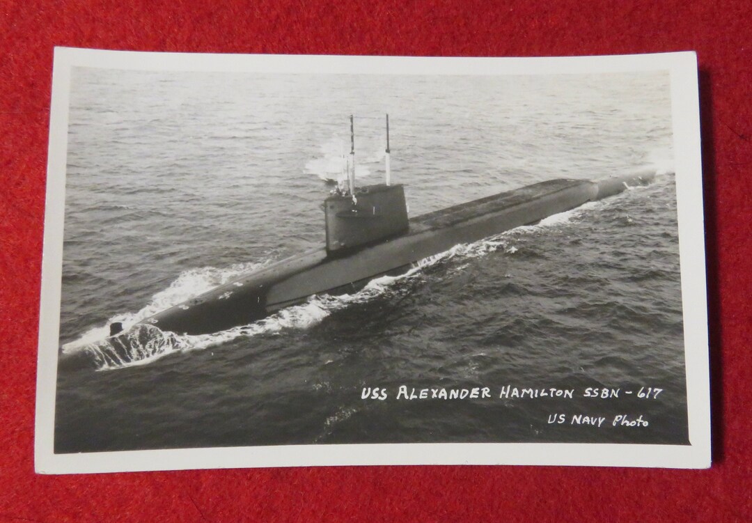 Vietnam War USS Alexander Hamilton SSBN 617 Lafayette Class Ballistic ...