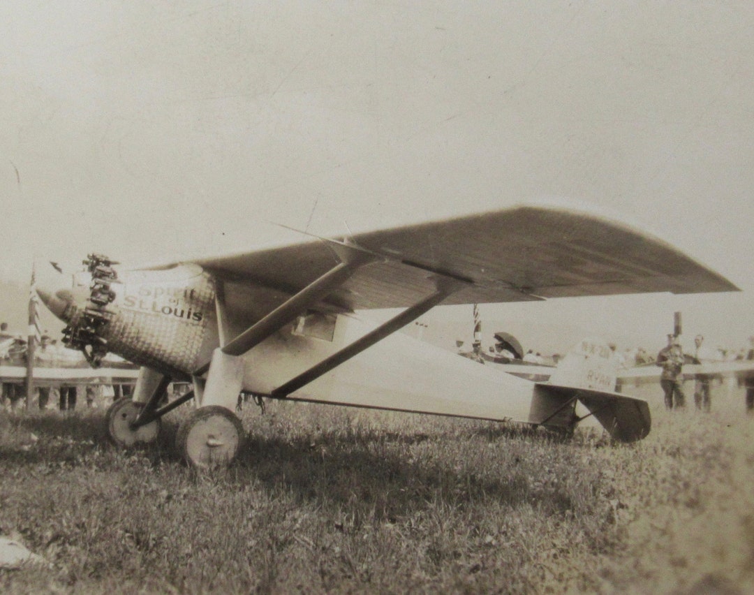 1927 Spirit of St Louis Photo: Charles Lindbergh Airplane Snapshot - Etsy
