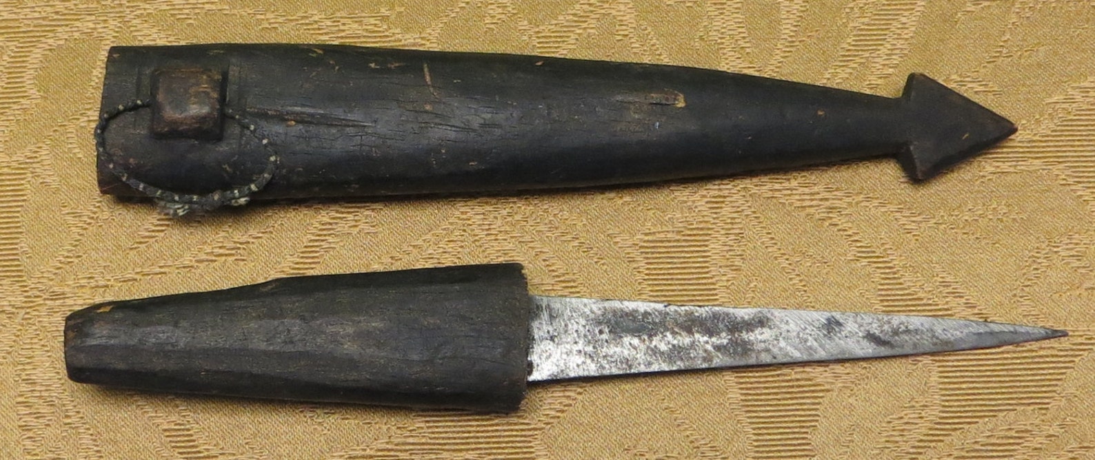 Antique Hand Made Primitive African Dagger Carved Tribal | Etsy