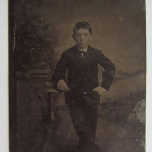 Tough Guy Original 1880's Young Boy With Attitude Tintype Photograph ...