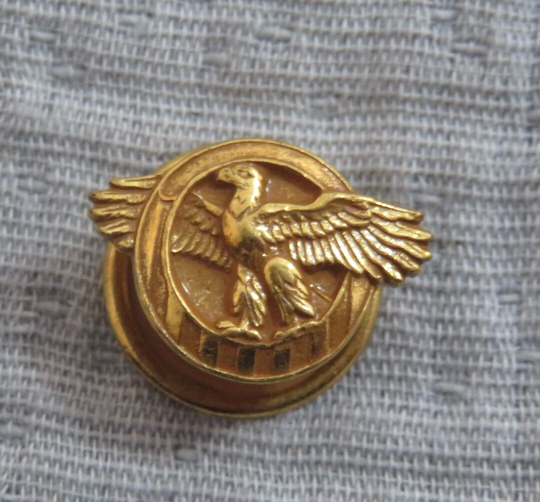 Original 1940's WWII World War II Ruptured Duck Honorable Discharge US ...