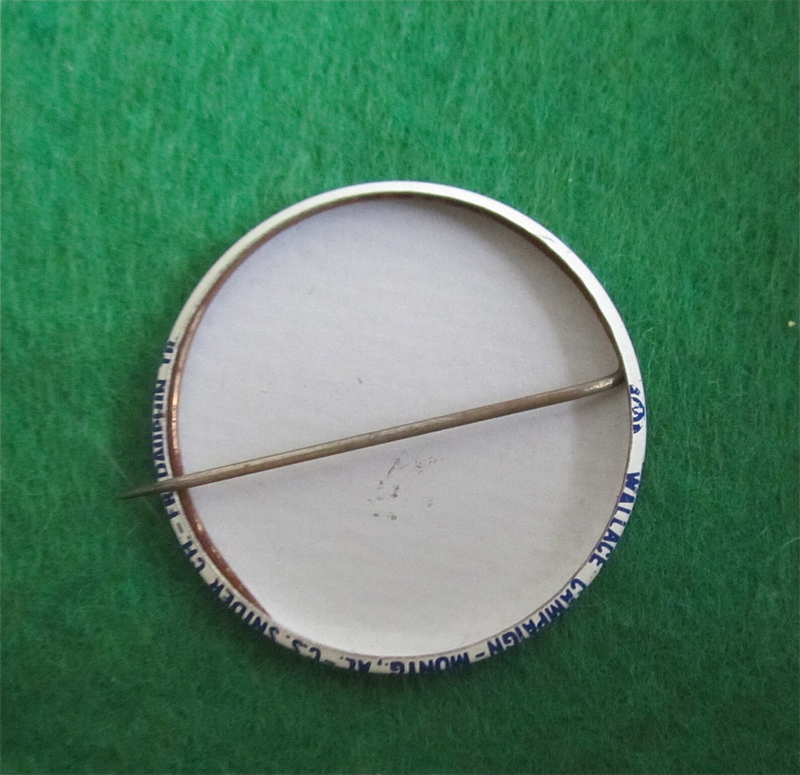 Vintage 1968 George Wallace Presidential Campaign Pin Back Button ...