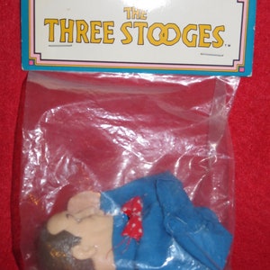 Vintage 1991 Three Stooges Finger Puppets Set of 3 - Larry, Moe & Curly ...