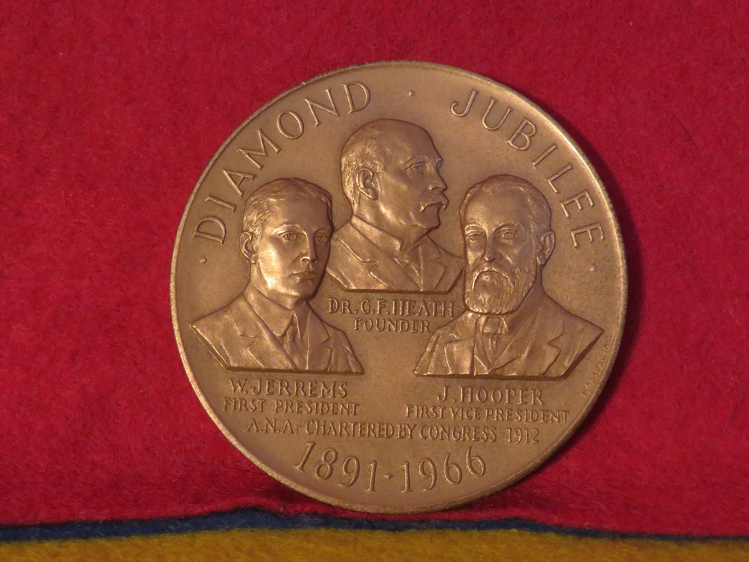 Original 1966 ANA American Numismatic Association Diamond Jubilee 75th ...