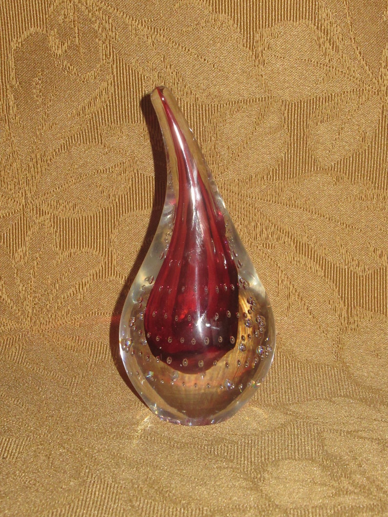 Original 1980's Adam Jablonski Polish Art Glass Signed - Etsy