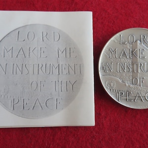 Original 1965 Pope Paul VI Peace Medallion - .999 Pure Silver - United ...