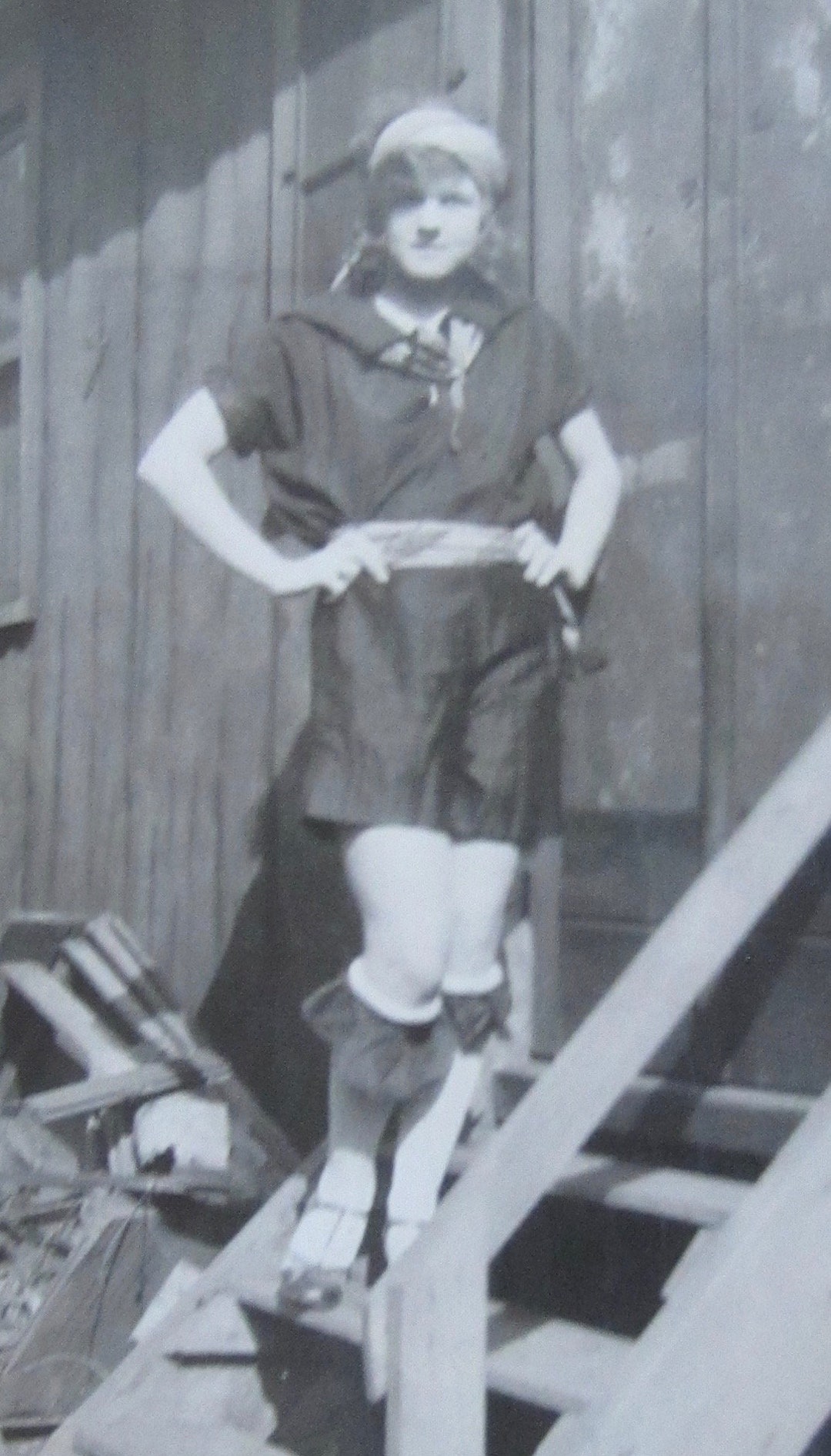 What A Gal! - Original 1920's Flapper Girl Shows Her Stuff Snapshot ...