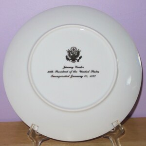 Original 1977 President Jimmy Carter Inauguration Plate - Commemorative ...