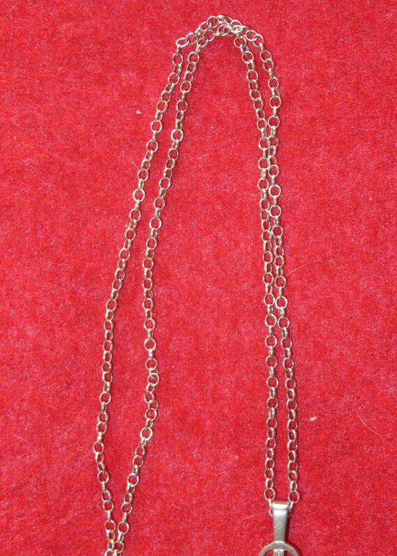 Mid Century 1970's Ortak Sterling Silver Necklace & P… - Gem