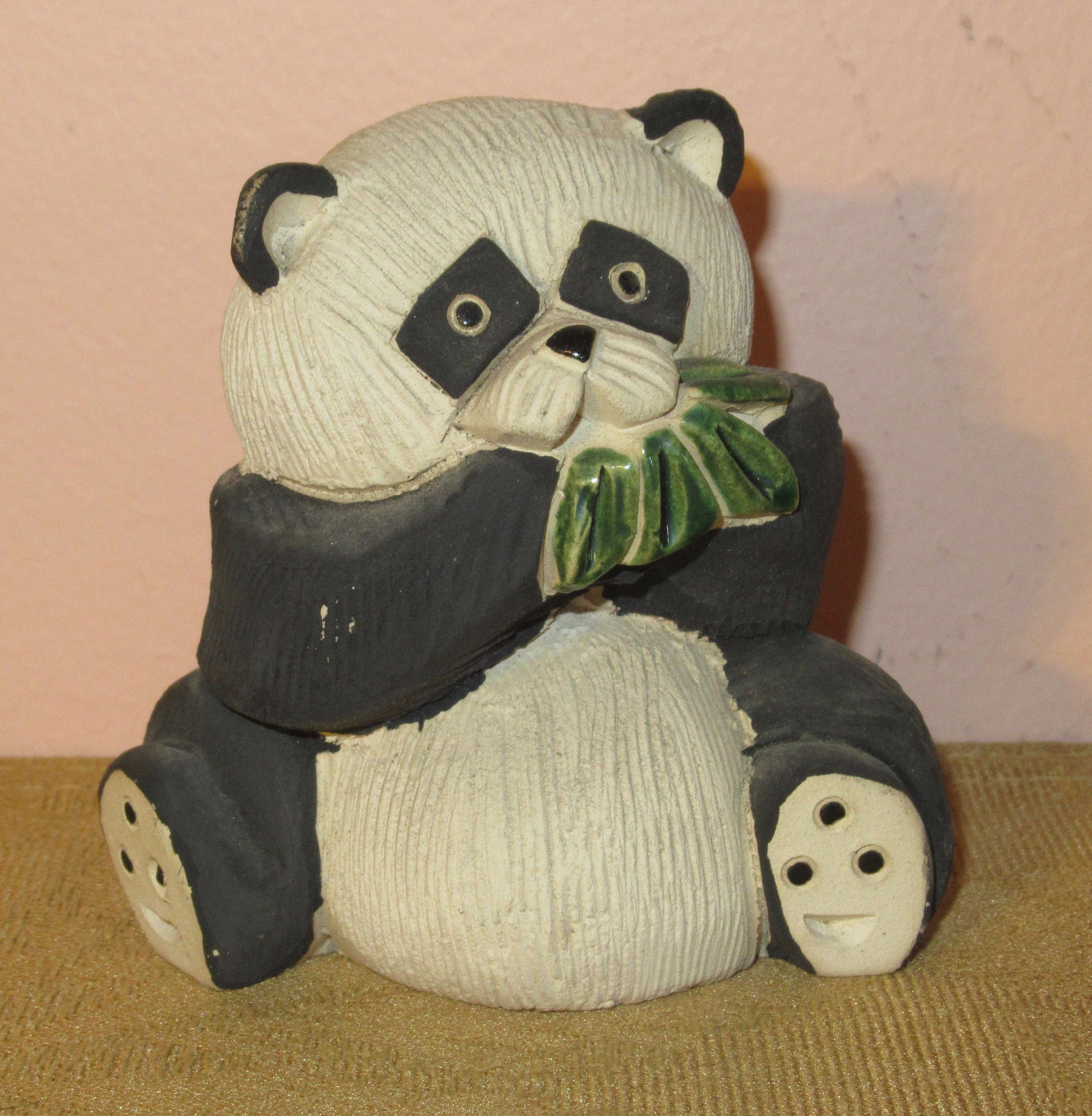 Original Artesania Rinconada Uruguay Panda Bear Figurine - Etsy