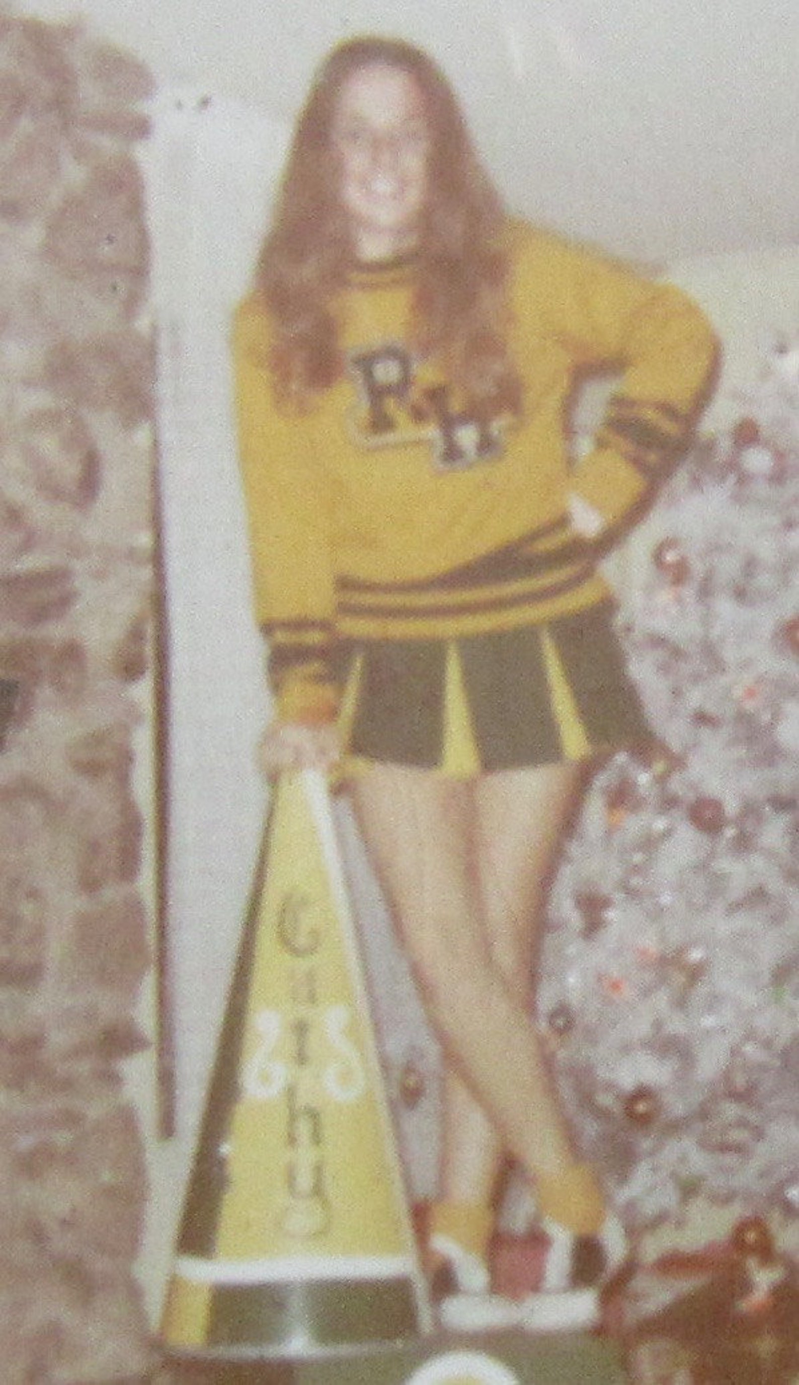 1970s Cheerleader Photo: Vintage High School Snapshot - Etsy