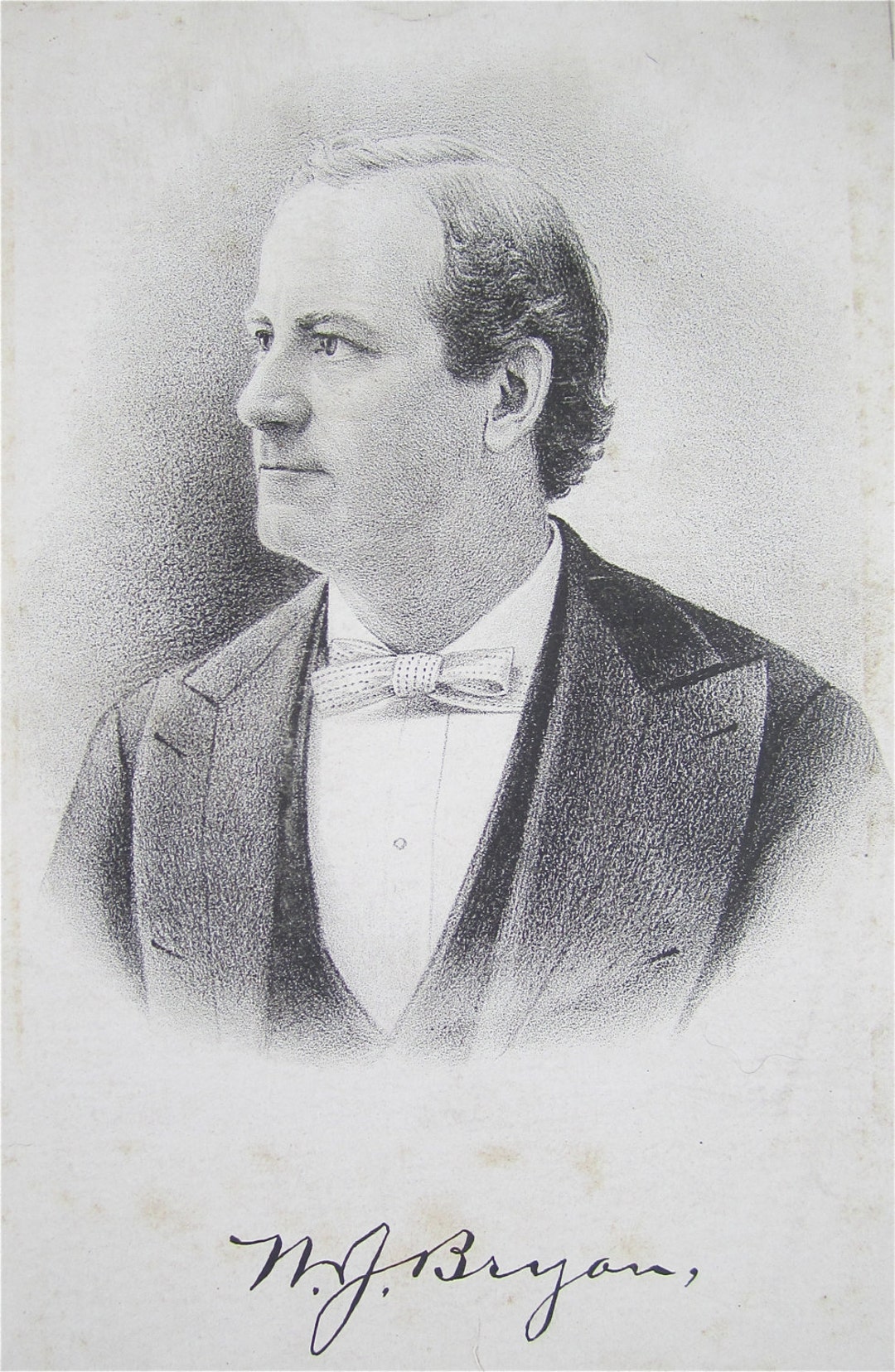 Original 1896 William. J. Bryan Political Democrat Presidential ...