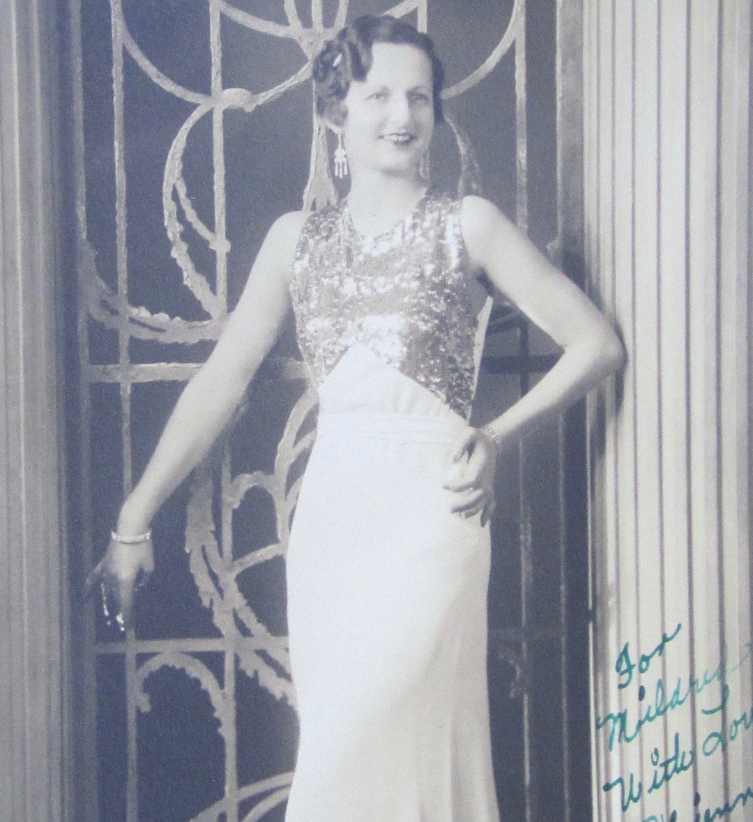 Theatrical Chicago Photo Studio Original 1935 8 X 10 Photograph - Hand ...