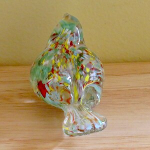 Handmade 1980's Art Glass Bird Paperweight - the Sampler Homer Indiana ...