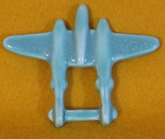 Vintage 1940's World War II Era Ceramic Airplane Aviation | Etsy